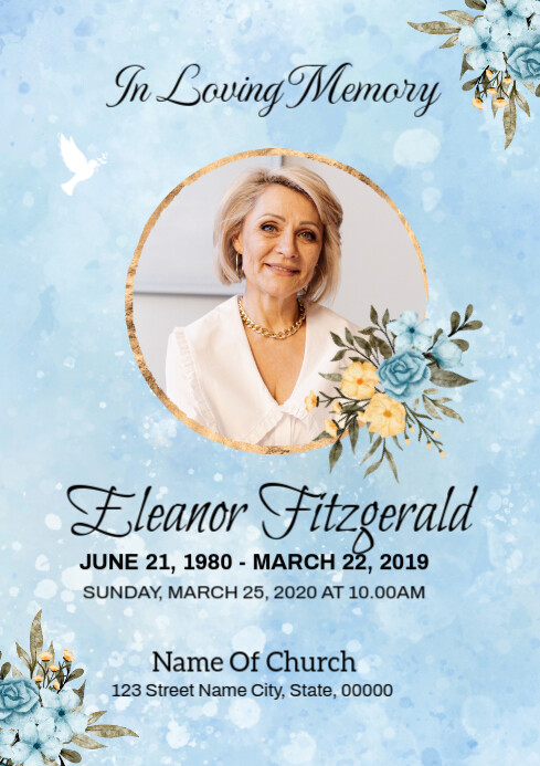 Copy of Funeral | PosterMyWall