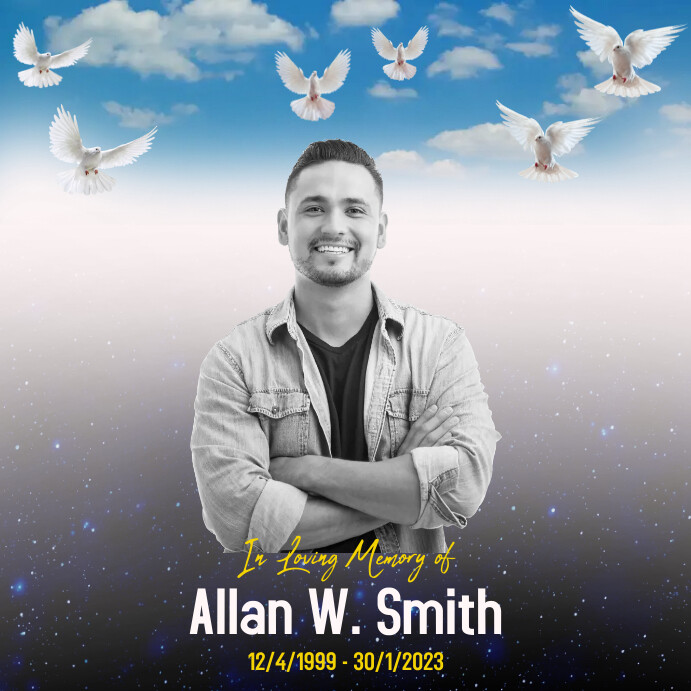 funeral Template | PosterMyWall