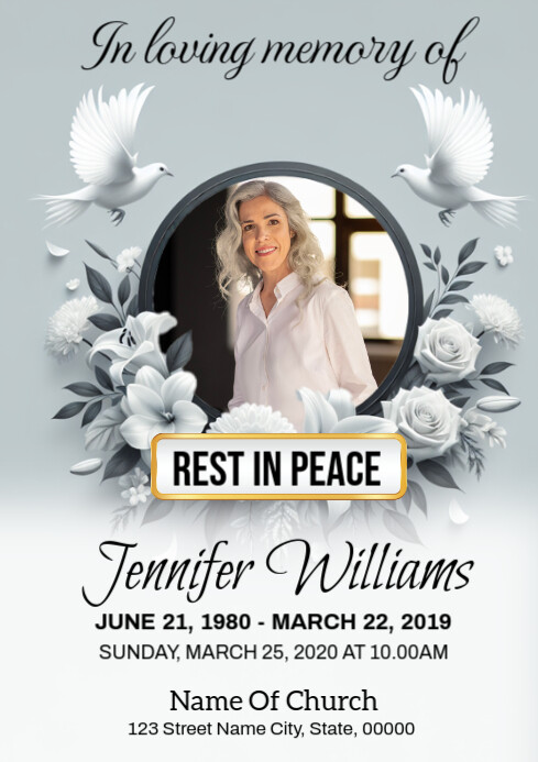 Copy of Funeral | PosterMyWall