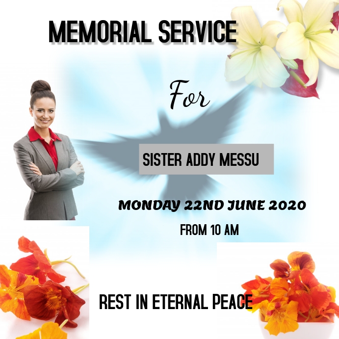 FUNERAL Template | PosterMyWall