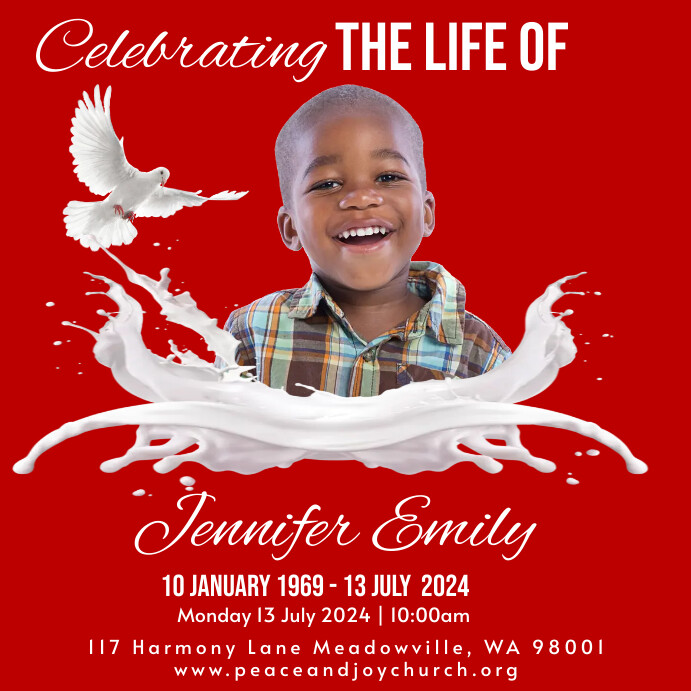 Funeral Flyer , in loving memory flyers, life Template | PosterMyWall