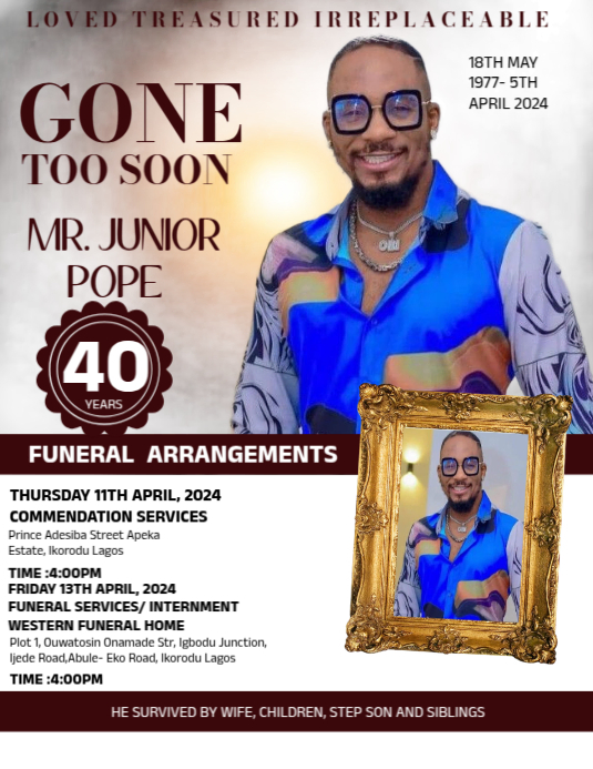 funeral flyer burial announcement poster Template | PosterMyWall