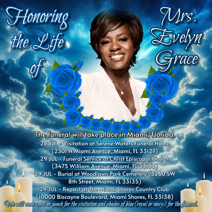 Plantilla de Funeral Flyer death anniversary announcement | PosterMyWall