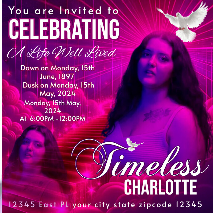 Plantilla de Funeral Flyer death anniversary announcement | PosterMyWall