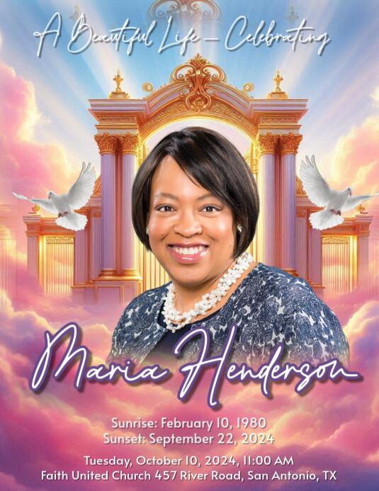 Funeral Flyer death anniversary announcement funeral flyer Template ...