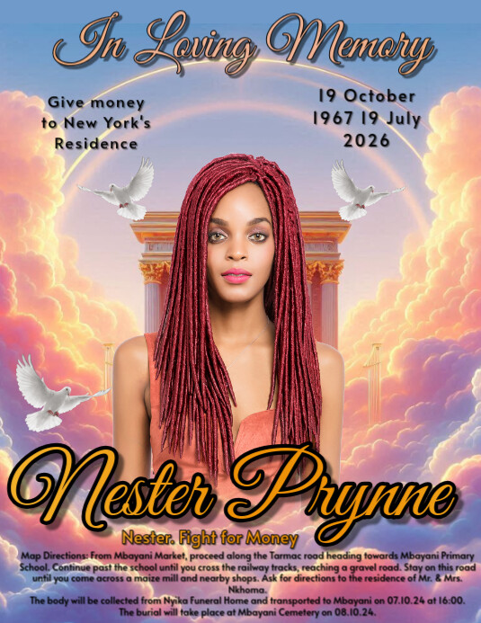 Funeral Flyer death anniversary announcement funeral flyer Template ...