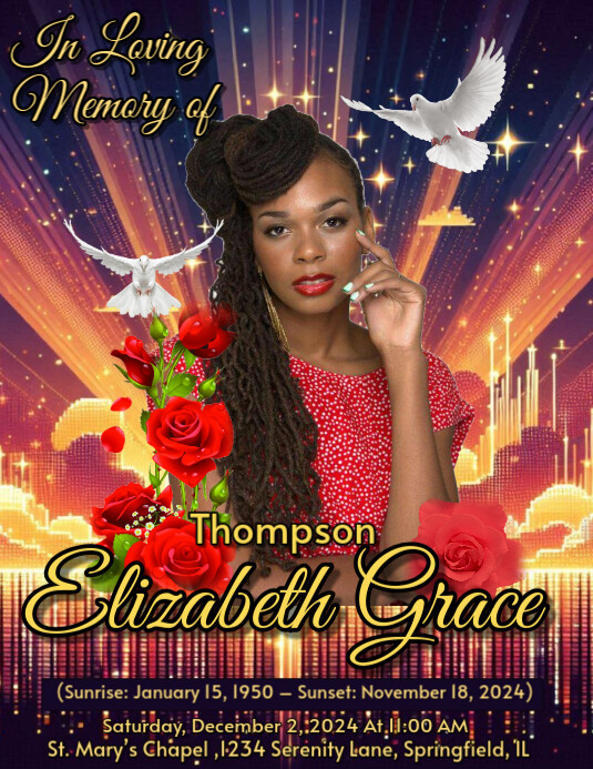 Funeral Flyer death anniversary announcement funeral flyer Template ...