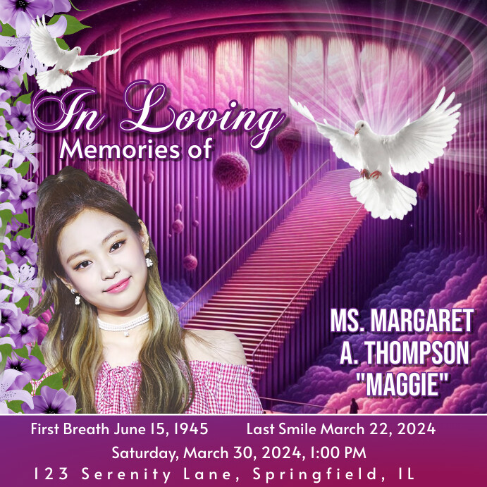 Funeral Flyer Template | PosterMyWall