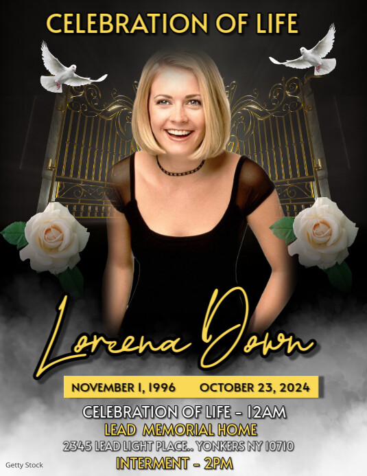 Funeral Flyer Template | PosterMyWall