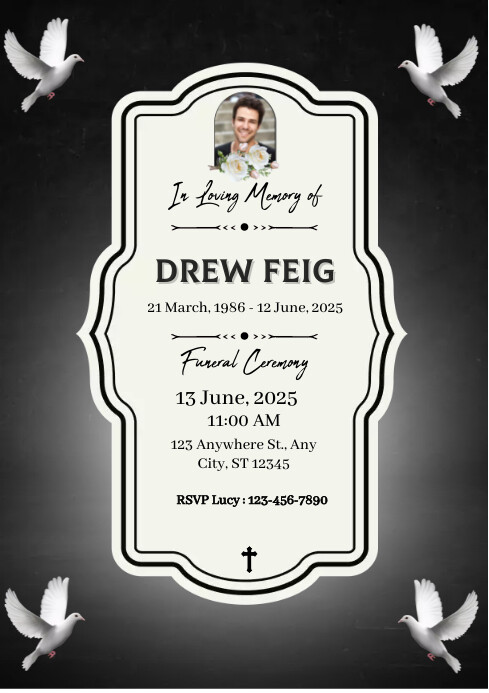Funeral Flyer Template | PosterMyWall