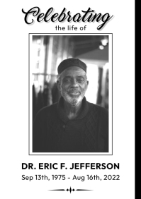 Funeral flyer Template | PosterMyWall