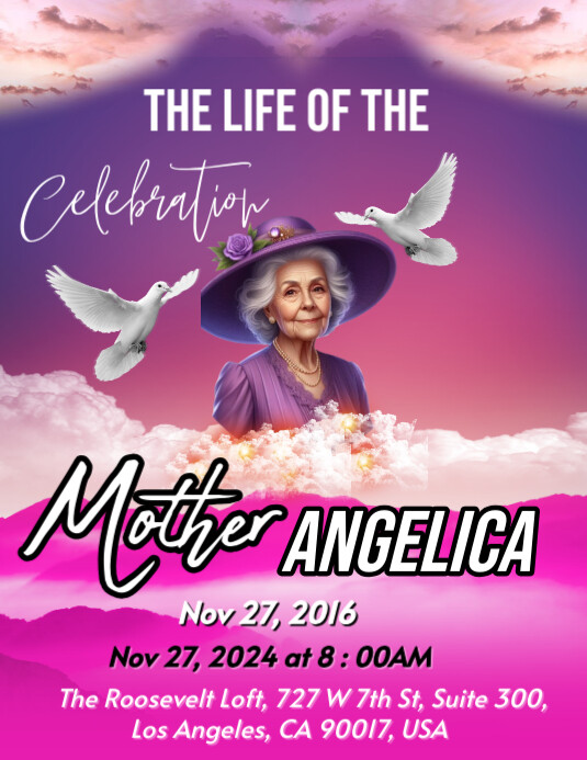 Funeral flyer Template | PosterMyWall