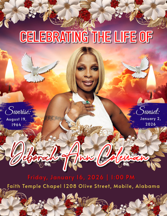 Funeral Flyer Memorial Flyer Template | PosterMyWall