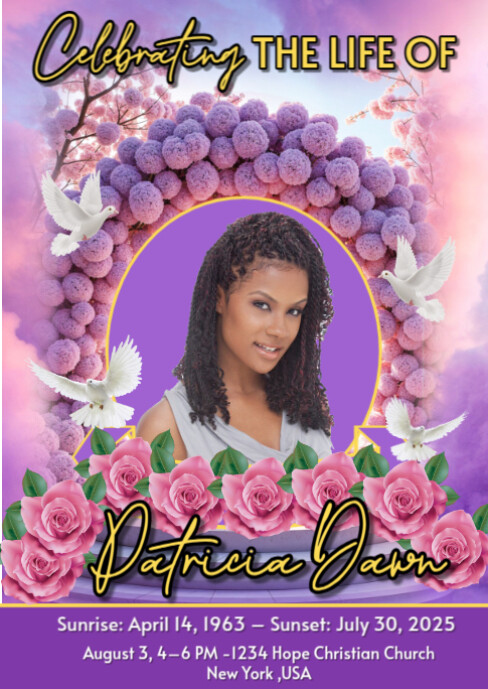 Funeral Flyer Memorial Flyer Template | PosterMyWall