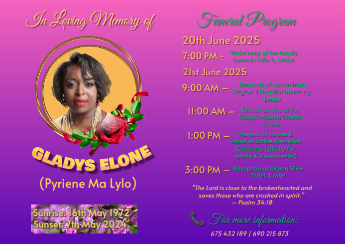 Funeral Flyer Memorial Flyer Template | PosterMyWall