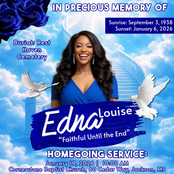 Funeral Flyer Memorial Flyer Template | PosterMyWall