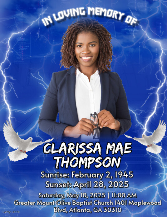 Funeral Flyer Memorial Flyer Template | PosterMyWall