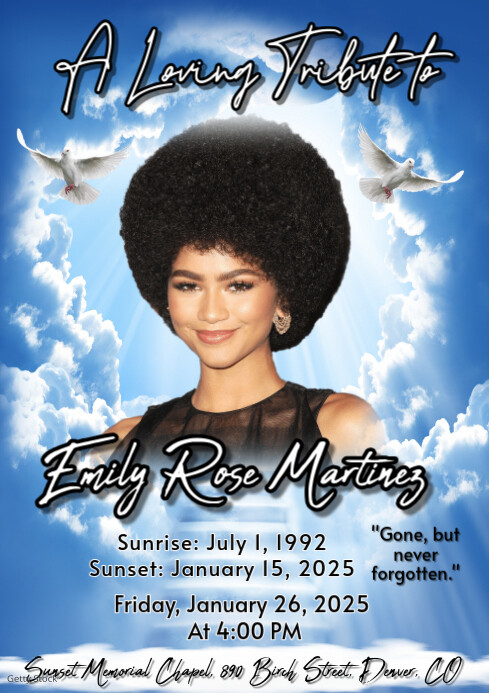 Funeral Flyer Memorial Flyer Template | PosterMyWall