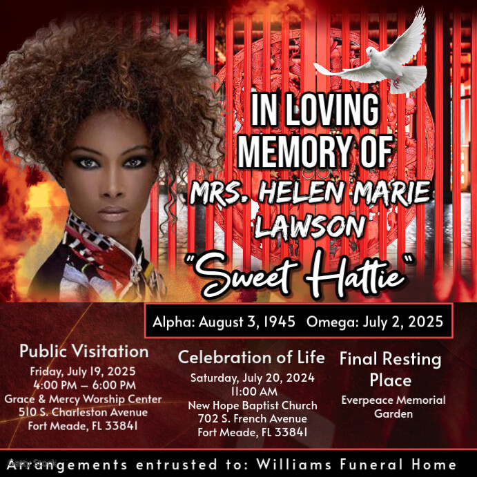 Funeral Flyer Memorial Flyer Template | PosterMyWall