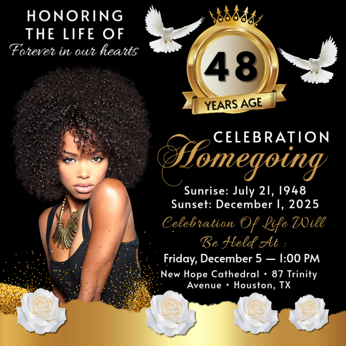 Funeral Flyer Memorial Flyer Template | PosterMyWall