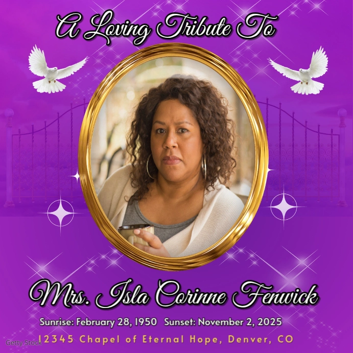 Funeral Flyer Memorial Flyer Template | PosterMyWall