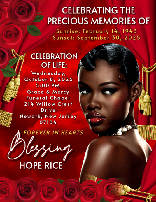 Funeral Flyer Memorial Flyer Template | PosterMyWall