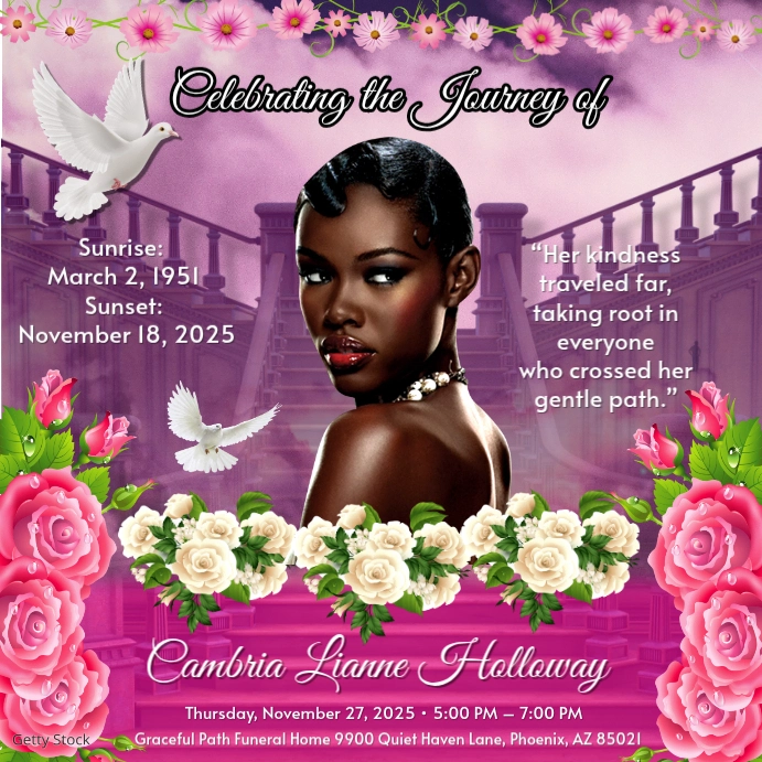 Funeral Flyer Memorial Flyer Template | PosterMyWall