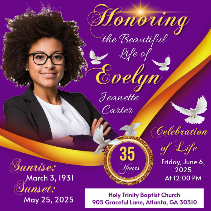 Funeral Flyer Memorial Flyer Template | PosterMyWall