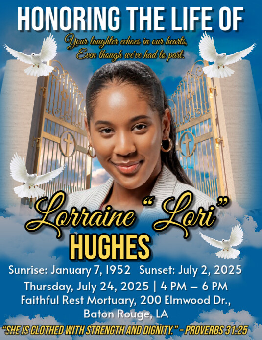 Funeral Flyer Memorial Flyer Template | PosterMyWall