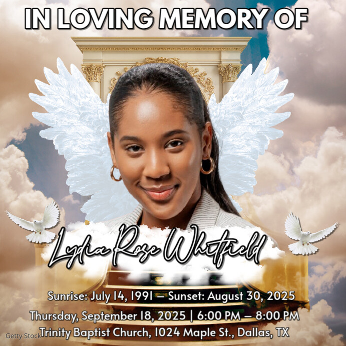 Funeral Flyer Memorial Flyer Template | PosterMyWall