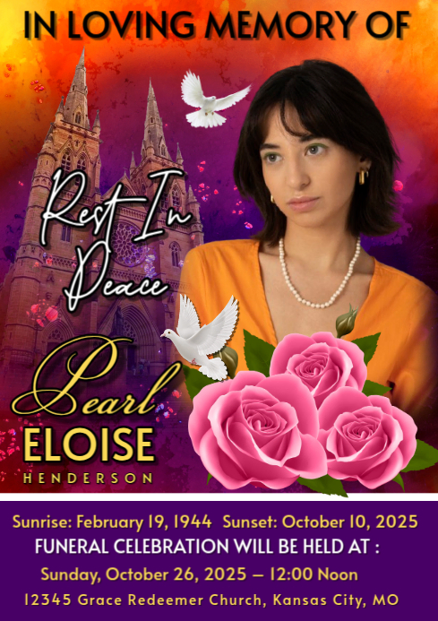 Funeral Flyer Memorial Flyer Template | PosterMyWall