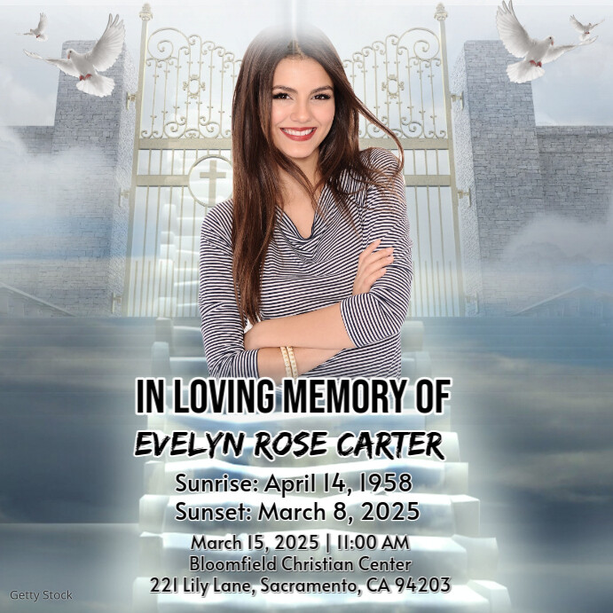 Copy of Funeral Flyer Memorial Flyer | PosterMyWall