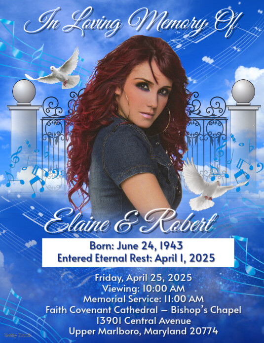 Copy of Funeral Flyer Memorial Flyer | PosterMyWall