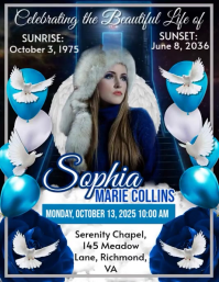 Funeral Flyer Memorial Flyer Template | PosterMyWall