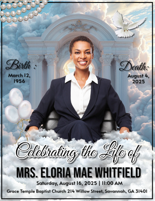 Funeral Flyer Memorial Flyer Template | PosterMyWall