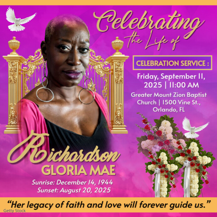 Copy of Funeral Flyer Memorial Flyer | PosterMyWall