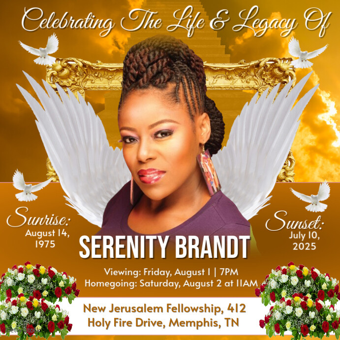 Funeral Flyer Memorial Flyer Template | PosterMyWall