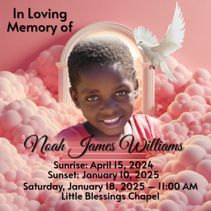 Copy of Funeral Flyer Memorial Flyer | PosterMyWall
