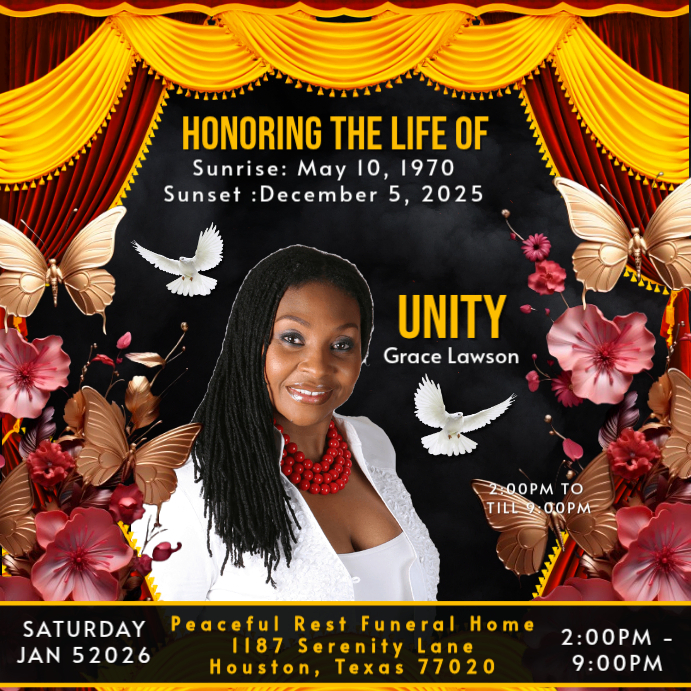 Funeral Flyer Memorial Flyer Template | PosterMyWall