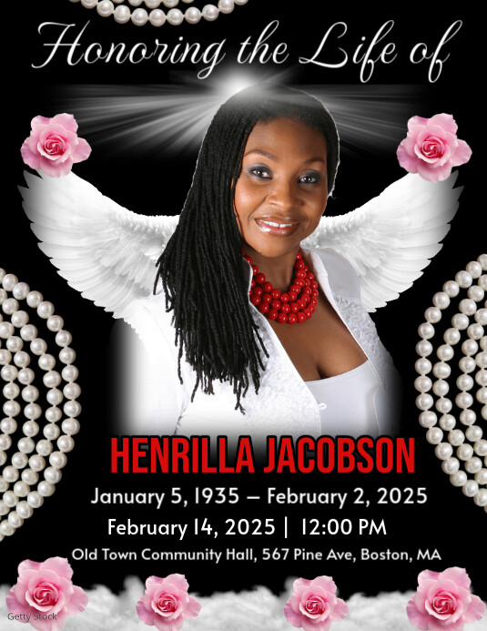 Funeral Flyer Memorial Flyer Template | PosterMyWall