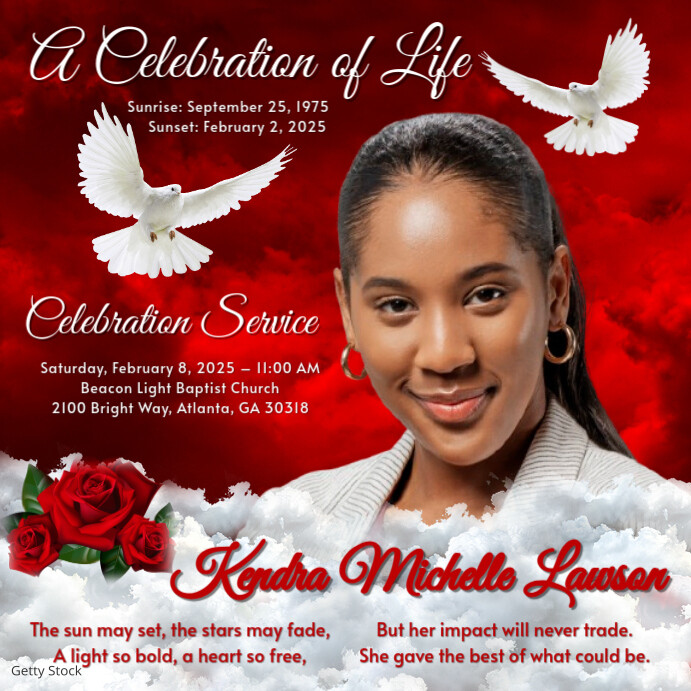 Copy of Funeral Flyer Memorial Flyer | PosterMyWall
