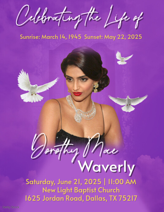 Copy of Funeral Flyer Memorial Flyer | PosterMyWall