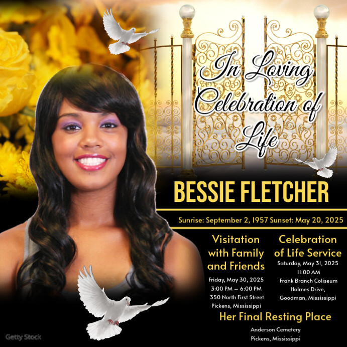 Funeral Flyer Memorial Flyer Template | PosterMyWall