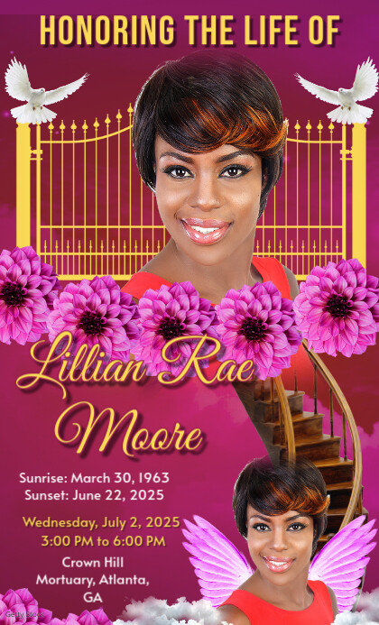 Copy of Funeral Flyer Memorial Flyer | PosterMyWall