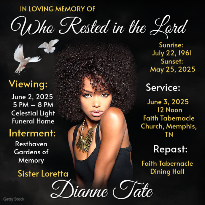 Funeral Flyer Memorial Flyer Template | PosterMyWall