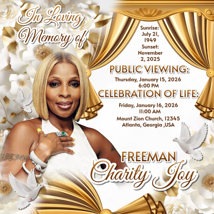 Funeral Flyer Memorial Flyer Template | PosterMyWall