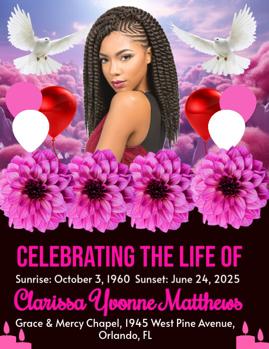 Copy of Funeral Flyer Memorial Flyer | PosterMyWall