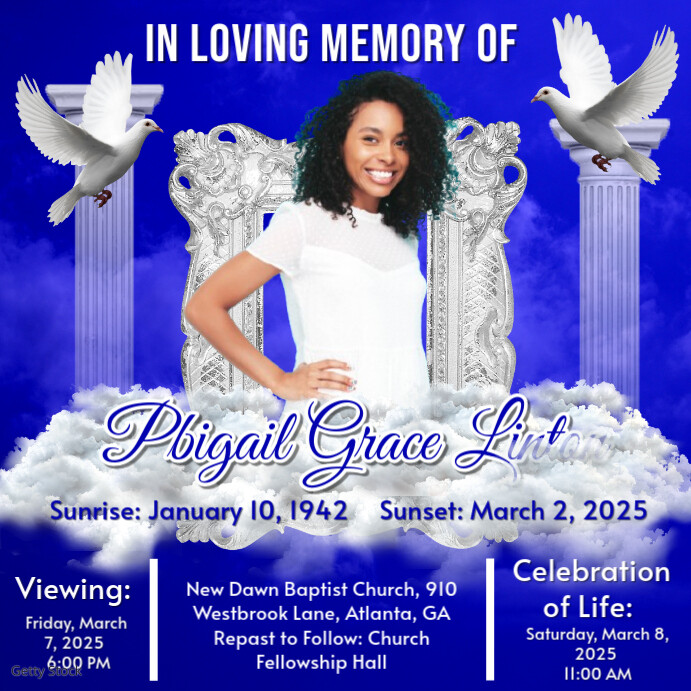 Funeral Flyer Memorial Flyer Template | PosterMyWall