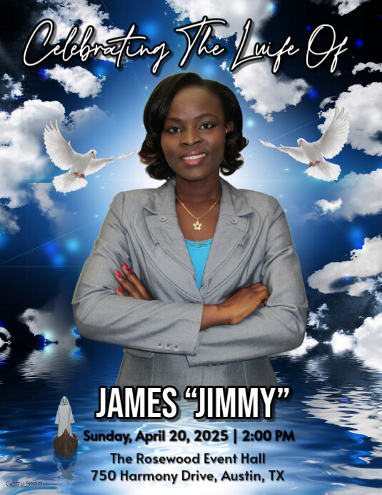 Funeral Flyer Memorial Flyer Template | PosterMyWall