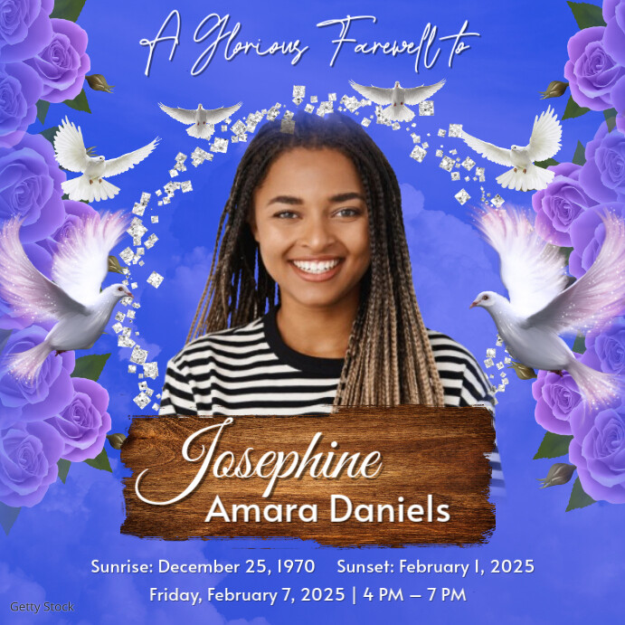 Funeral Flyer Memorial Flyer Template | PosterMyWall